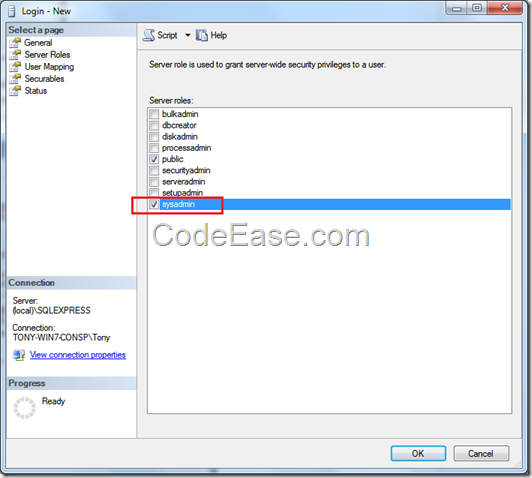 add-a-user-in-sql-server-2008-r2 - CodeEase.com